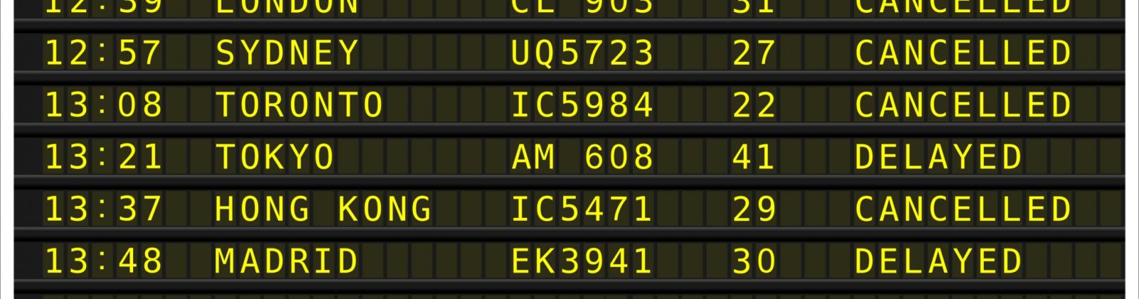 Si tu vuelo se retrasa ten en cuenta estos 10 puntos